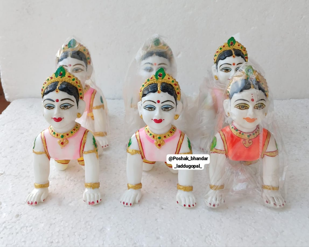Bal radha rani marble dust – POSHAK BHANDAR LADDU GOPAL