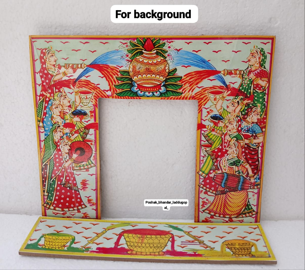 Holi Decoration stand ( pithika ) – POSHAK BHANDAR LADDU GOPAL