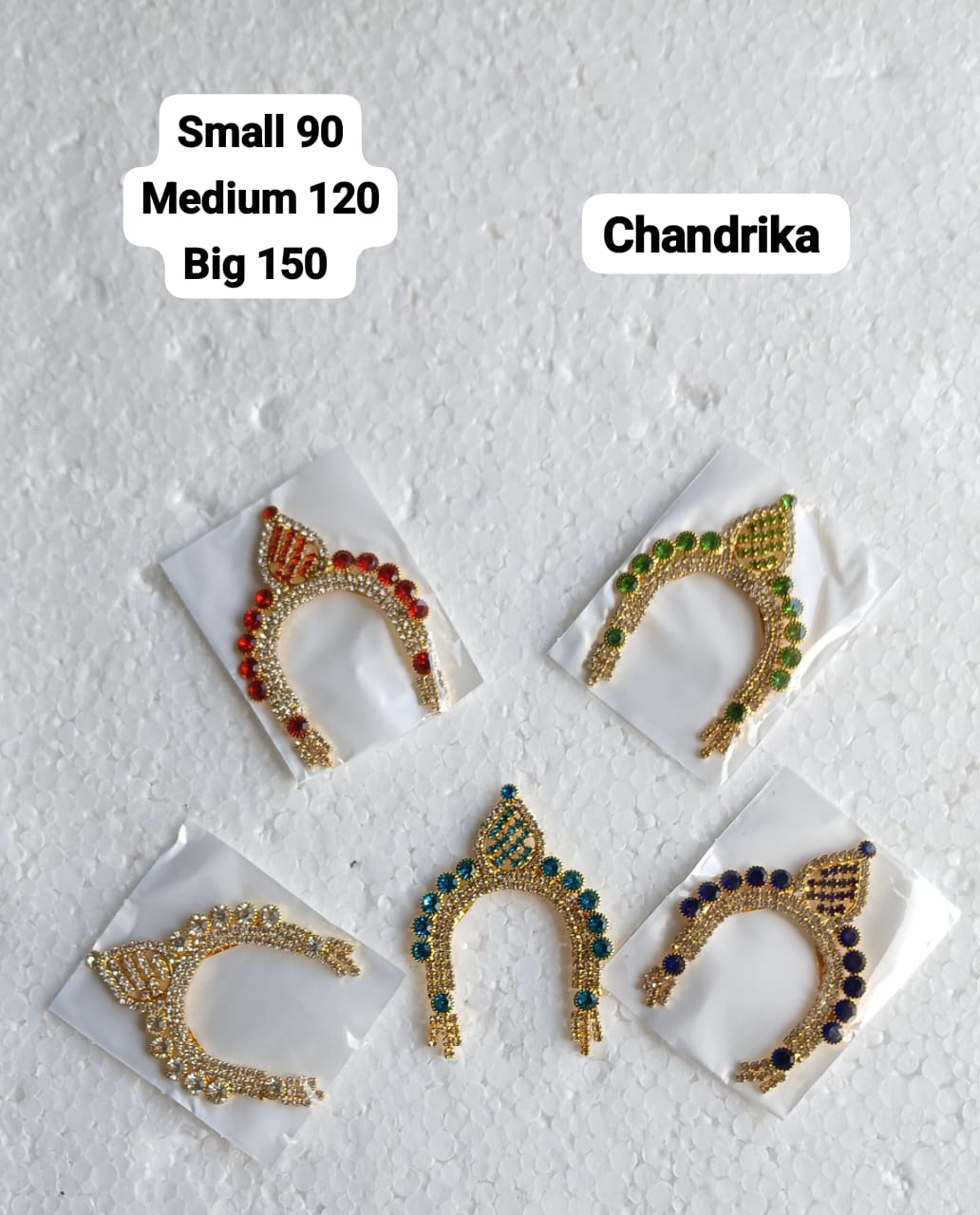 Chandrika for radha ji and mata ji – POSHAK BHANDAR LADDU GOPAL