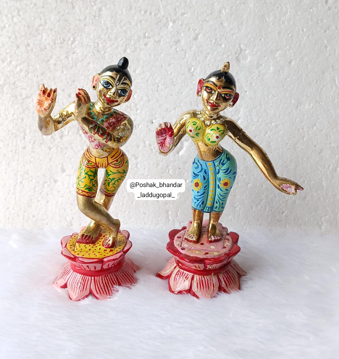 Iskcon style yugal sarkar – POSHAK BHANDAR LADDU GOPAL