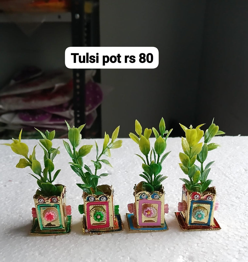 Tulsi pot – POSHAK BHANDAR LADDU GOPAL